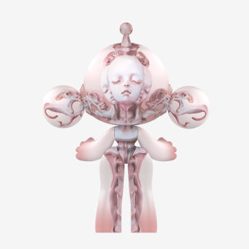 MEGA α SKULLPANDA 1000% Entangled - POP MART (Thailand)