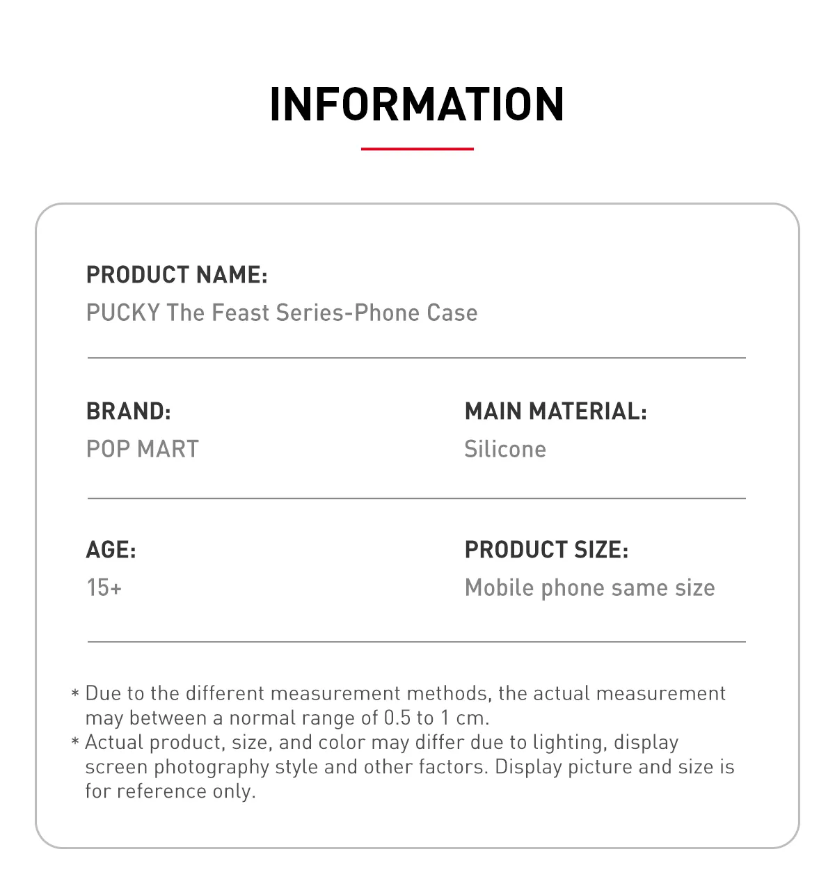 PUCKY The Feast Series-Phone Case - POP MART (Spain)