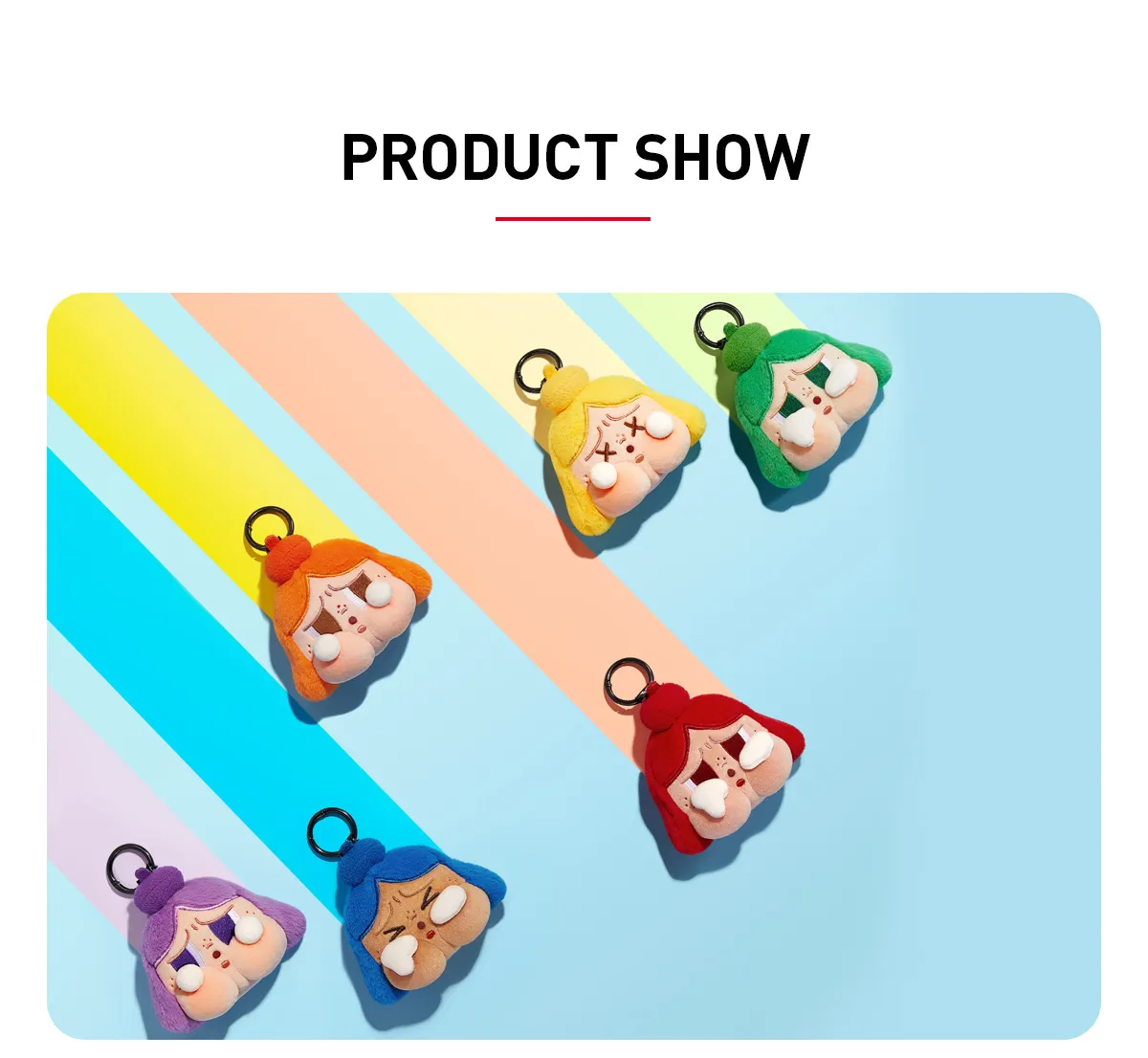 CRYBABY CHEER UP, BABY! SERIES-Plush Pendant Blind Box - POP MART ...
