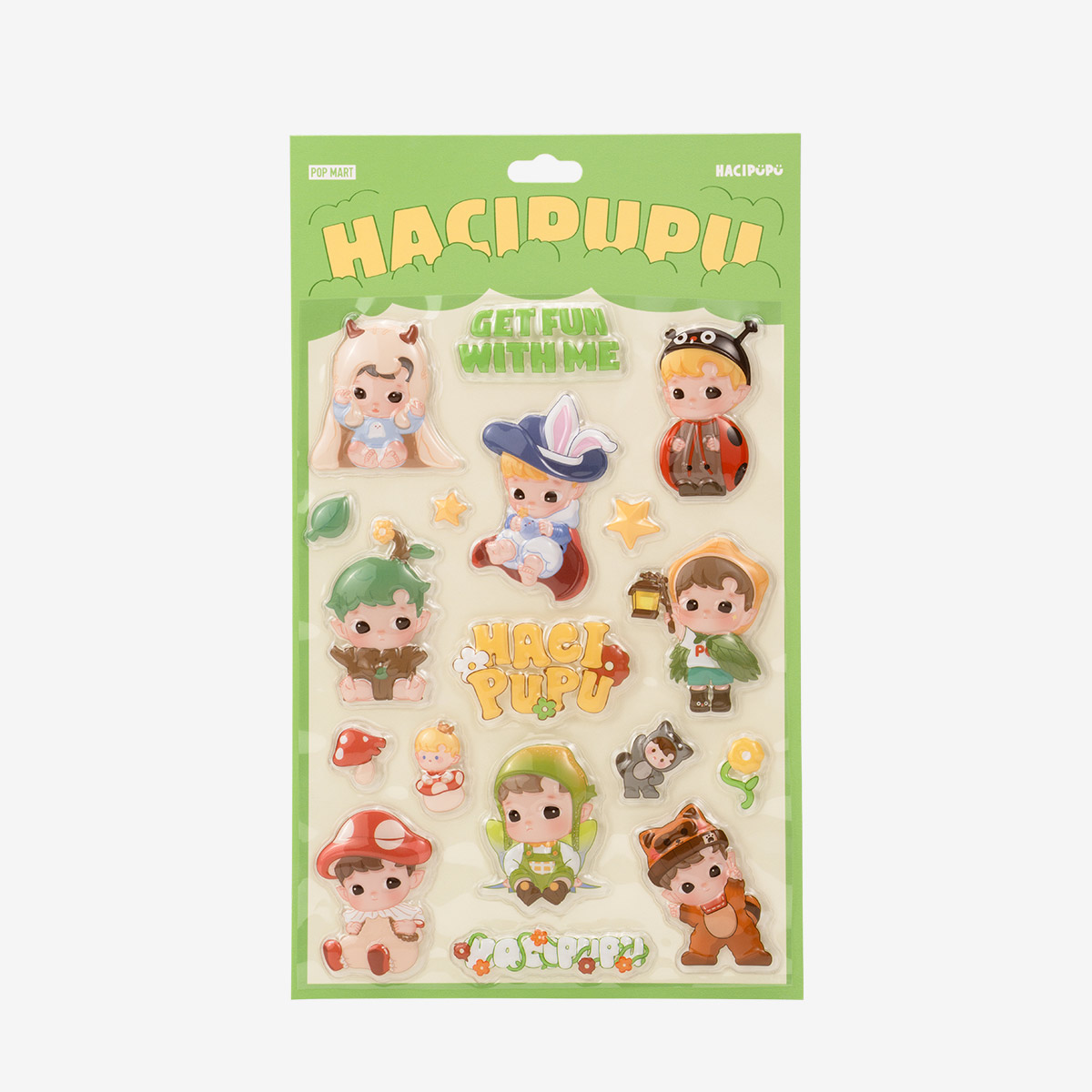 HACIPUPU Adventures In The Woods Series-Stickers - POP MART (Portugal)