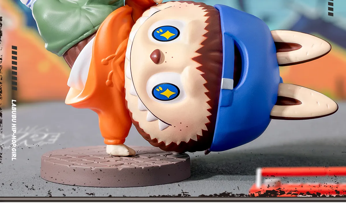 LABUBU Hip-hop Girl Figure - POP MART (South Korea)