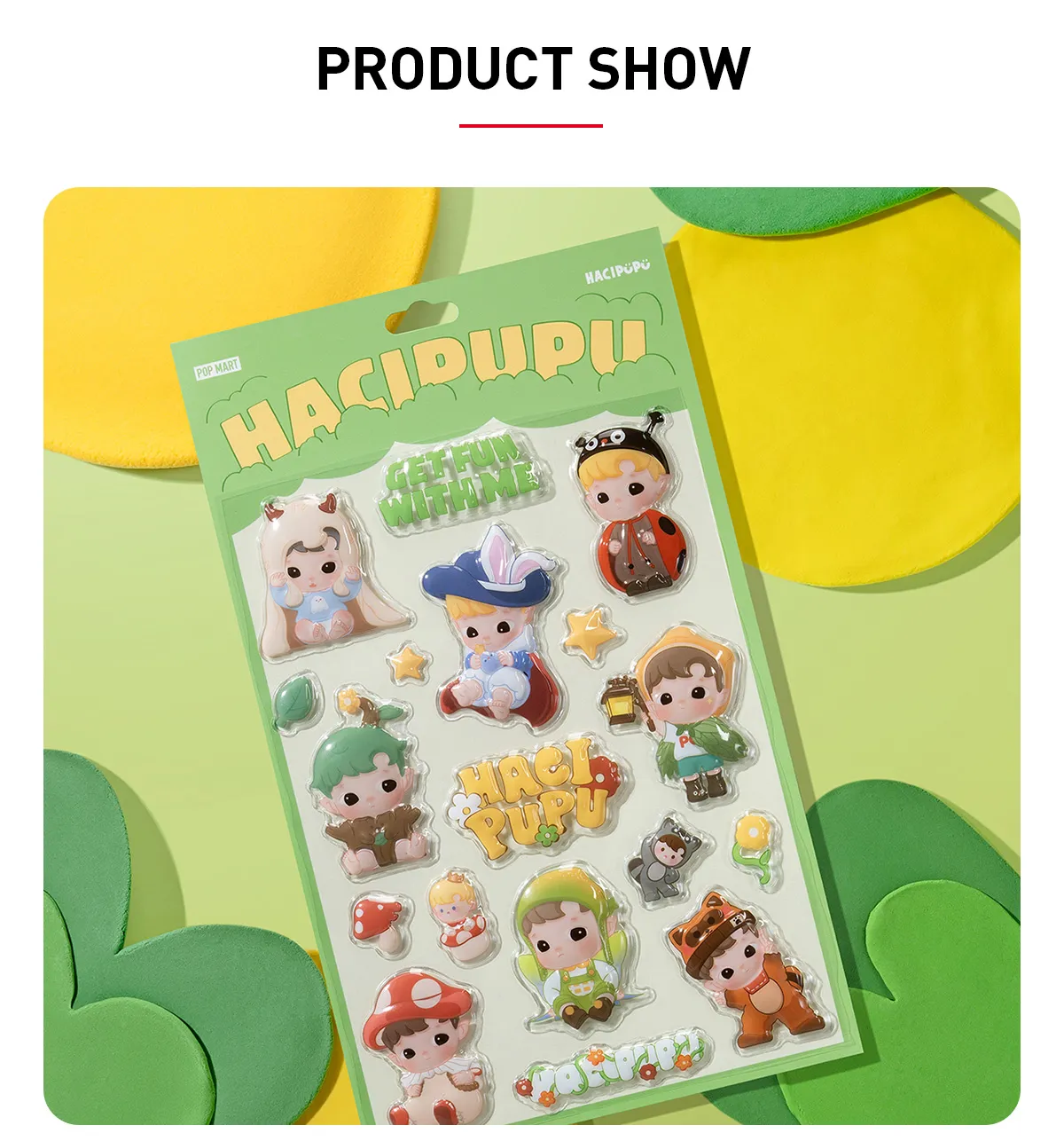 HACIPUPU Adventures In The Woods Series-Stickers - POP MART (Australia)