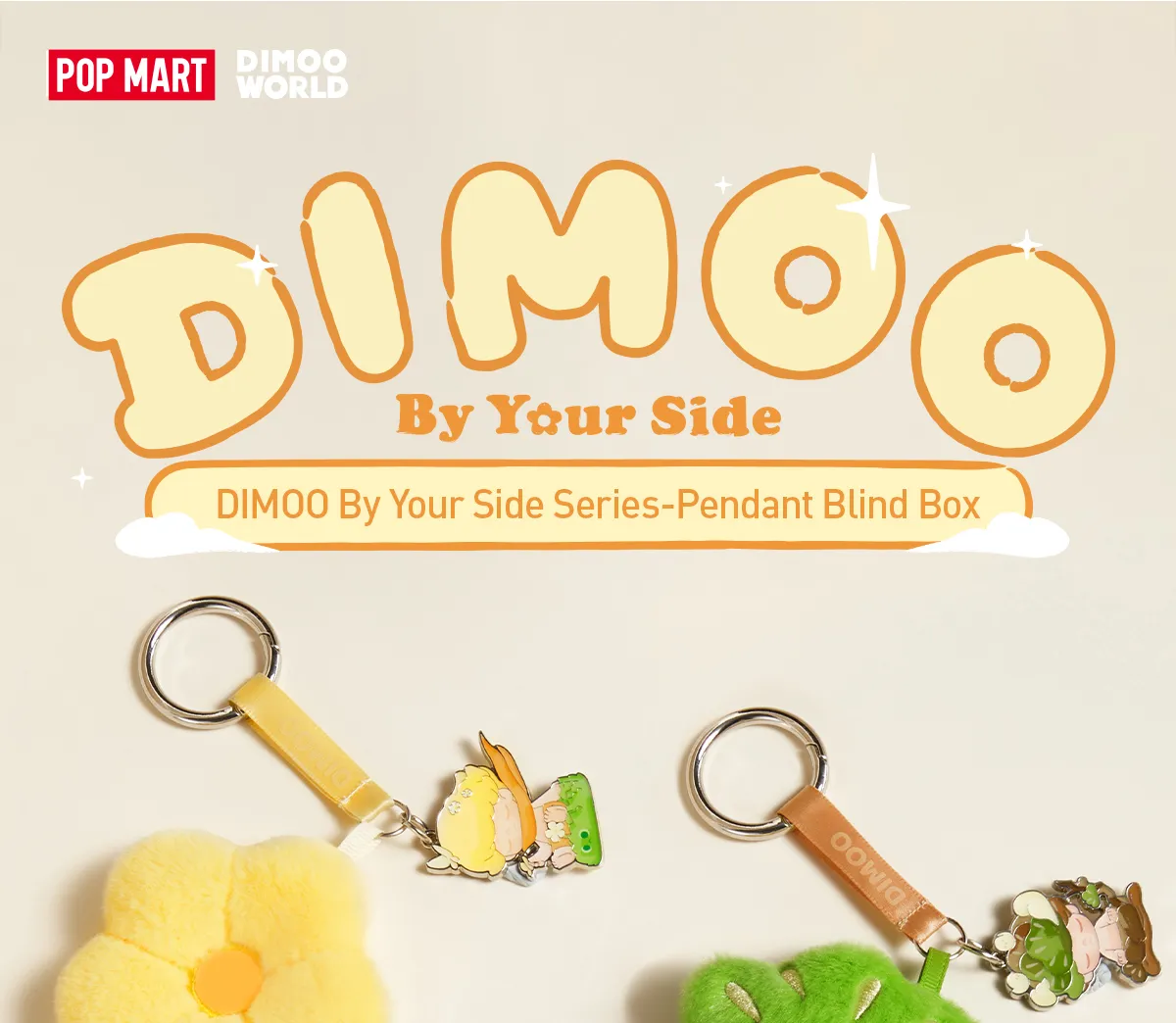 DIMOO By Your Side Series-Pendant Blind Box - POP MART (Japan)