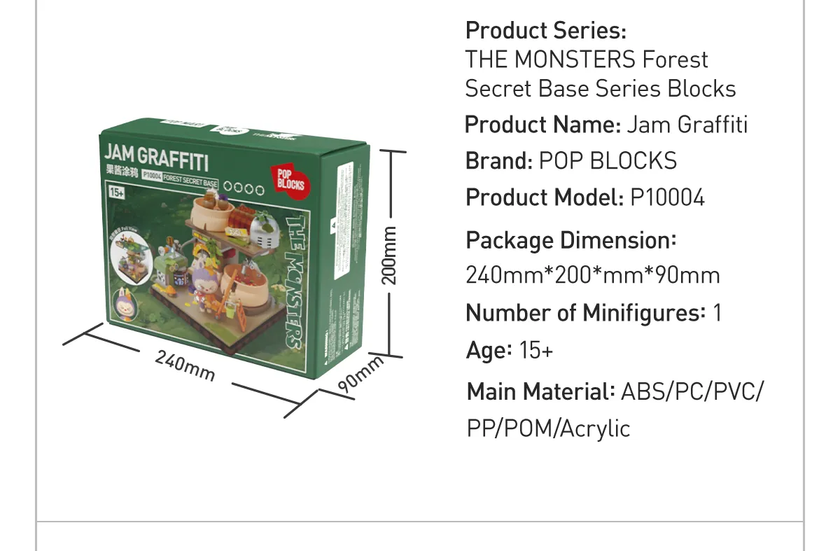 THE MONSTERS Forest Secret Base Series Blocks-Playful Home - POP MART ...