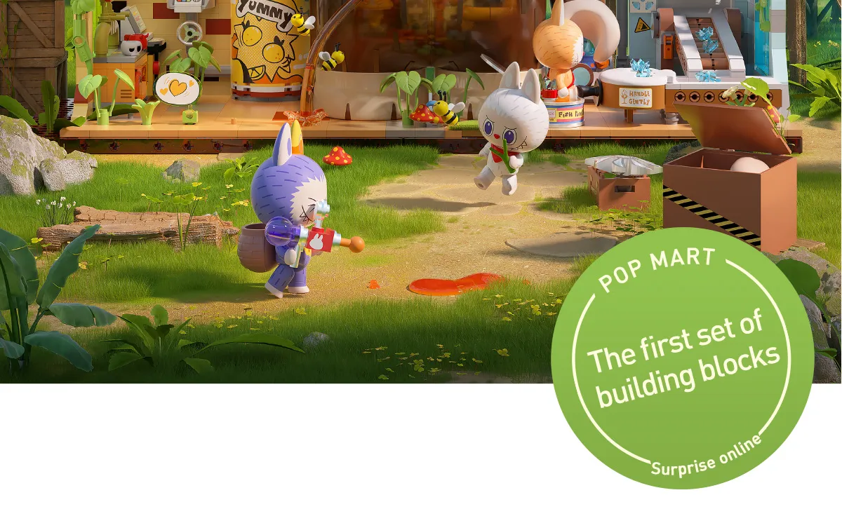 THE MONSTERS Forest Secret Base Series Blocks-Jam Graffiti - POP MART ...