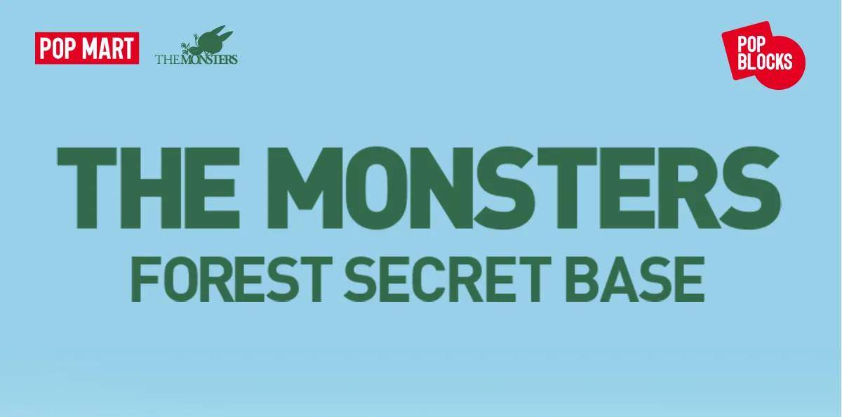 THE MONSTERS Forest Secret Base Series Blocks-Click-Fix Lab - POP MART ...