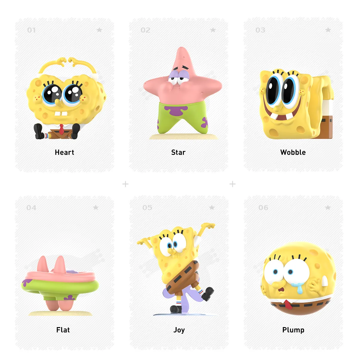 SpongeBob SquarePants Daily Quirks Series Figures - POP MART (Thailand)