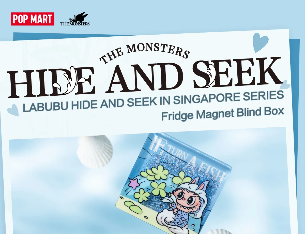 LABUBU HIDE AND SEEK IN SINGAPORE SERIES-Fridge Magnet Blind Box - POP ...