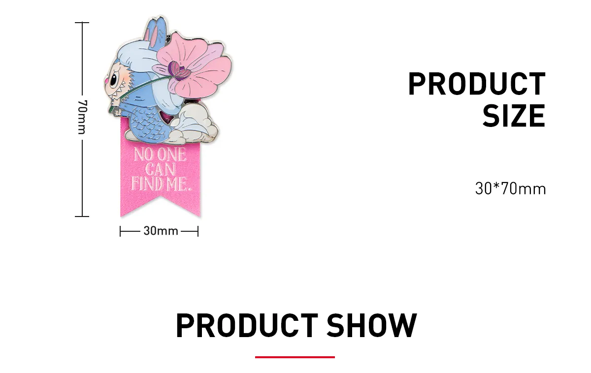 LABUBU HIDE AND SEEK IN SINGAPORE SERIES-Badge Blind Box - POP MART (Japan)