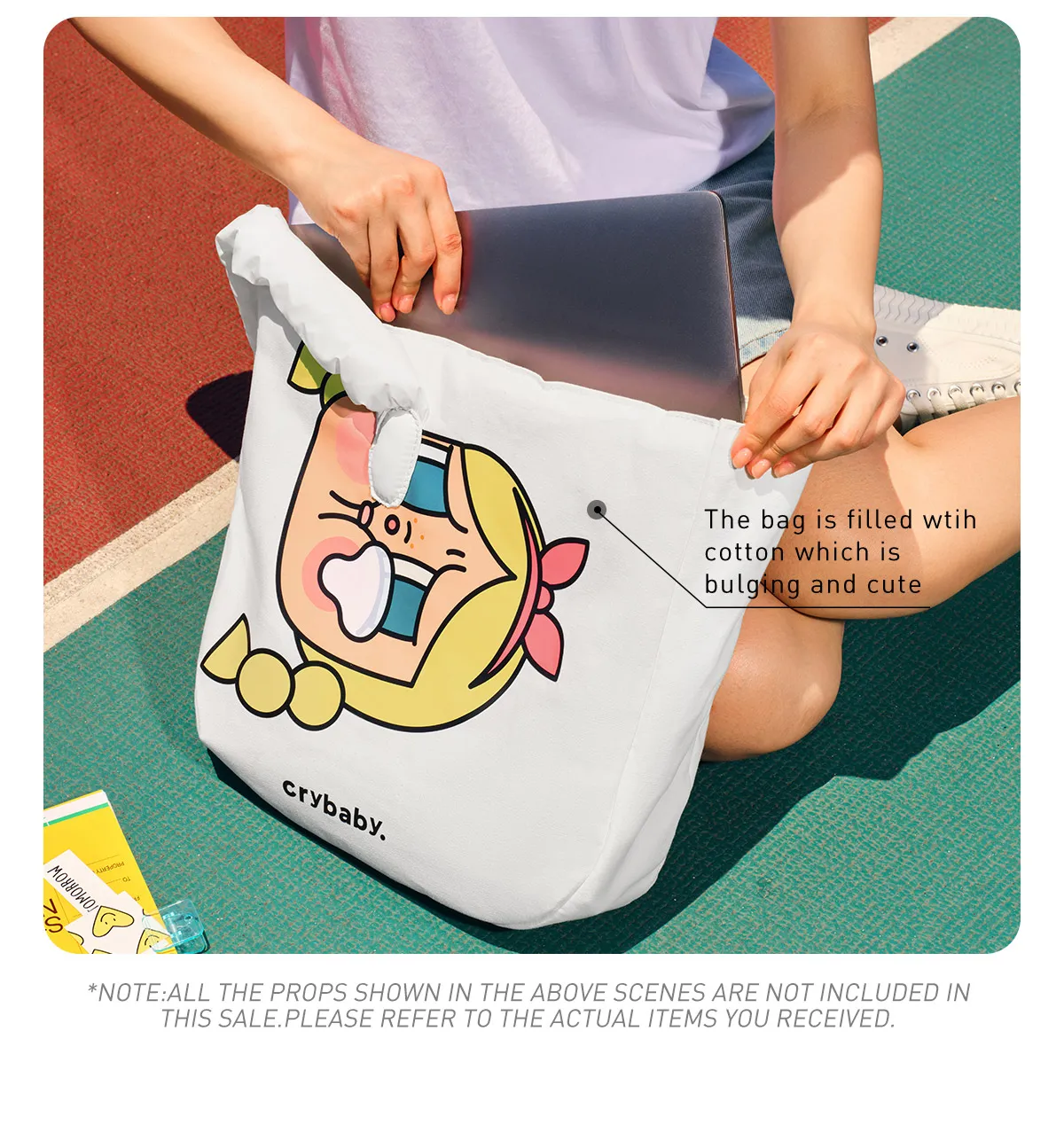 CRYBABY Sunset Concert Series-Cotton Filled Shoulder Bag - POP MART ...