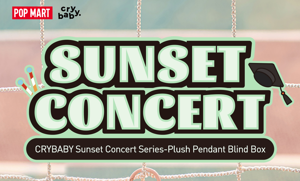 CRYBABY Sunset Concert Series-Plush Pendant Blind Box - POP CRYBABY Sunset Concert Series-Plush Pendant Blind Box - POP