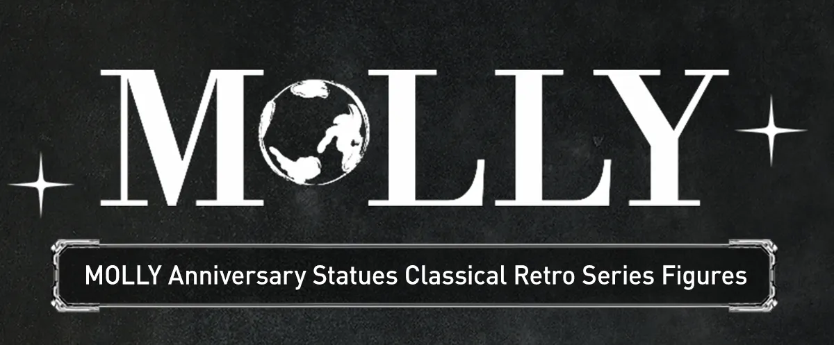 MOLLY Anniversary Statues Classical Retro Series Figures - POP MART ...