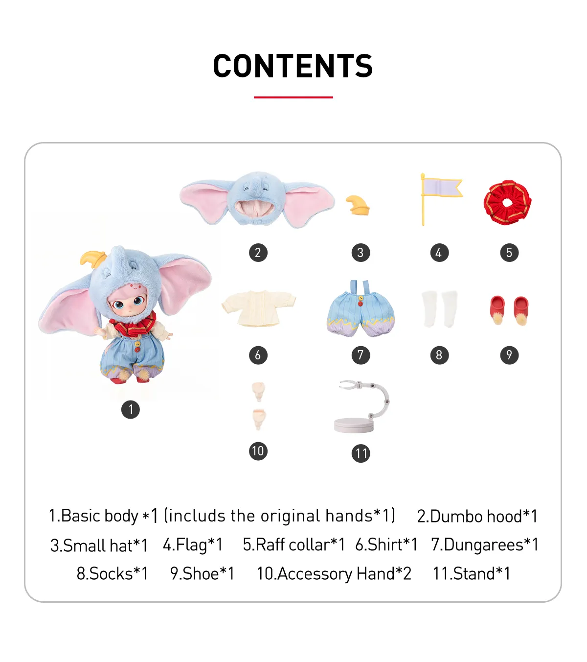 DIMOO × Dumbo Action Figure - POP MART (Singapore)