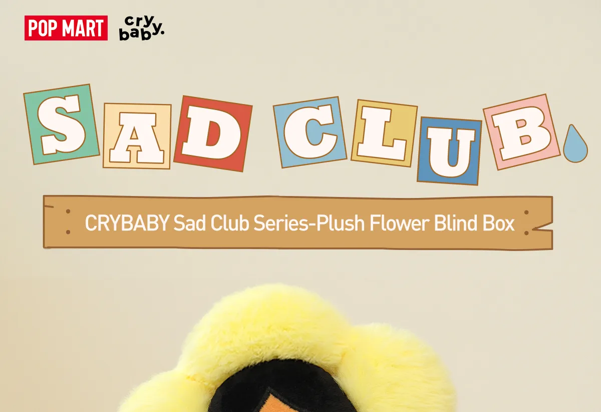 CRYBABY Sad Club Series-Plush Flower Blind Box - POP MART (Thailand)