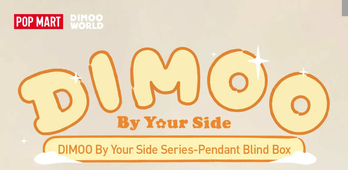 DIMOO By Your Side Series-Pendant Blind Box - POP MART (Thailand)
