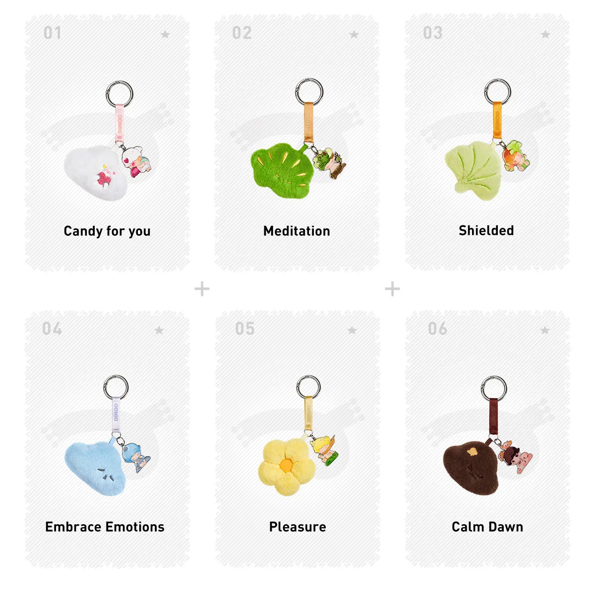 DIMOO By Your Side Series-Pendant Blind Box - POP MART (Thailand)