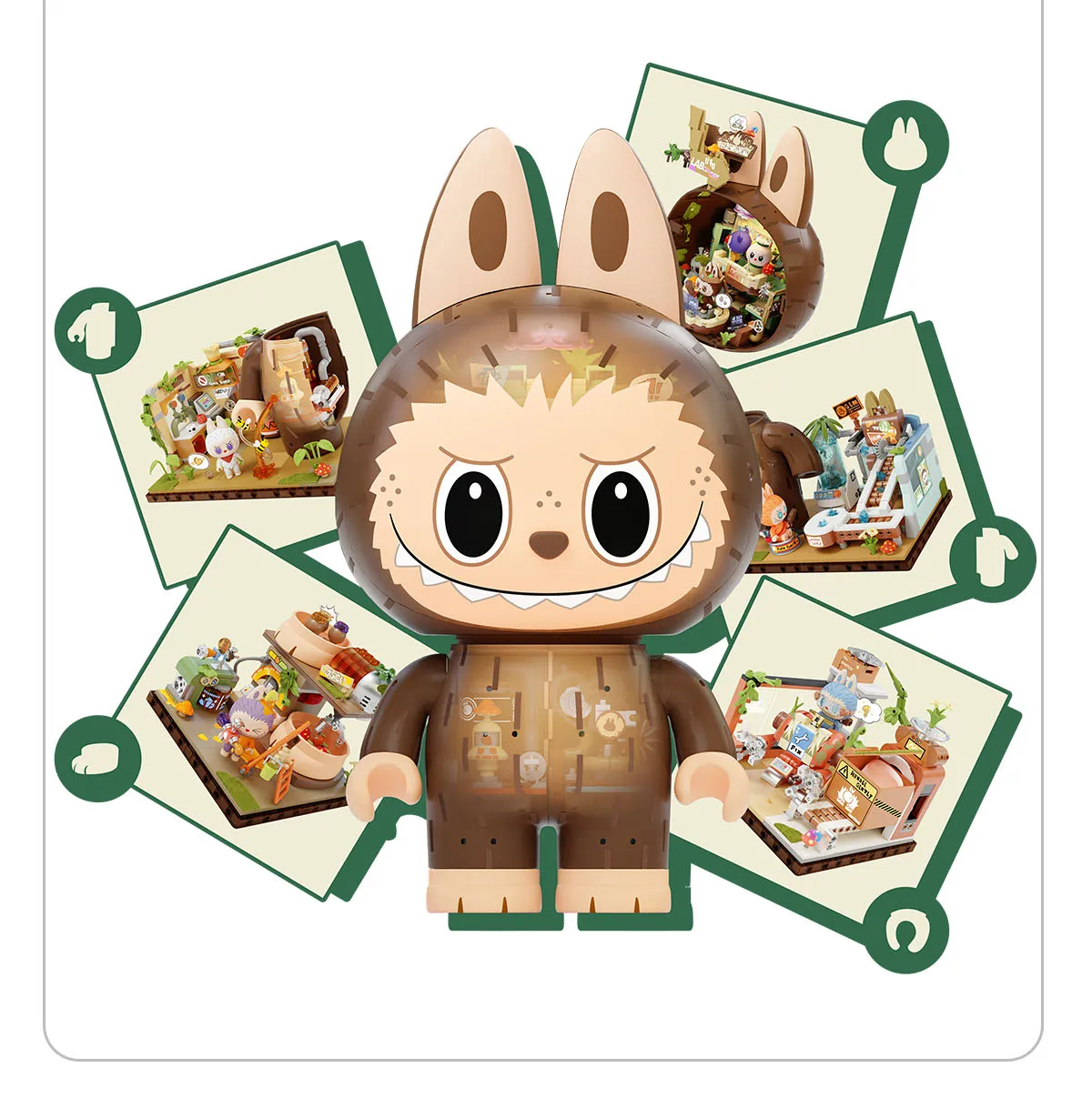 THE MONSTERS Forest Secret Base Series Blocks-Rolling Gems - POP MART ...