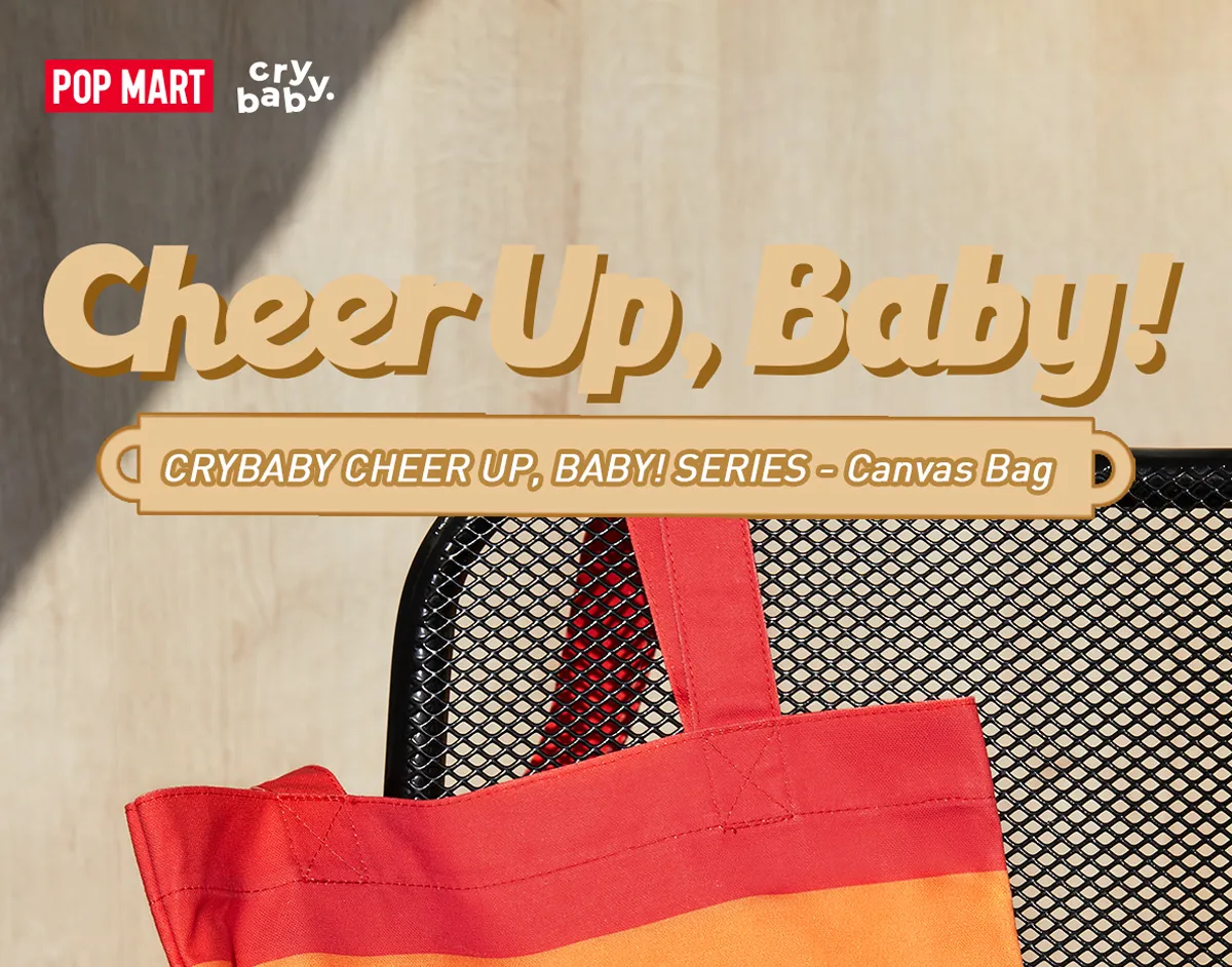 CRYBABY CHEER UP, BABY! SERIES-Canvas Bag - POP MART (Thailand)