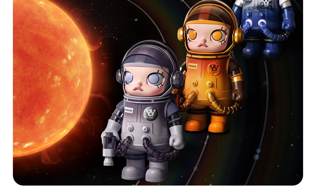 MEGA SPACE MOLLY 400% Planet Series Fiqures - POP MART (Thailand)
