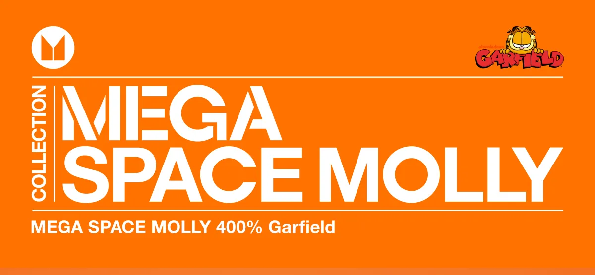 MEGA SPACE MOLLY 400% Garfield - POP MART (Switzerland)