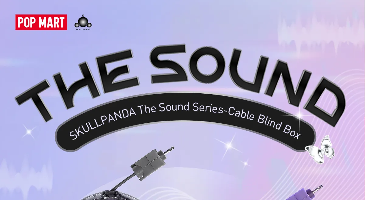 SKULLPANDA The Sound Series-Cable Blind Box - POP MART (Malaysia)