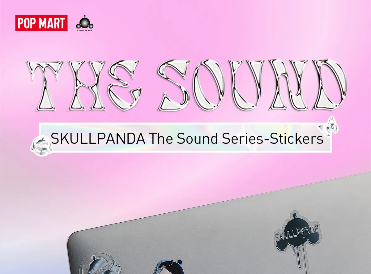 SKULLPANDA The Sound Series-Stickers - POP MART (Singapore)