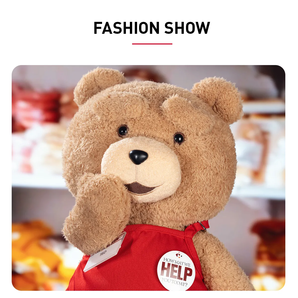 ted2 ted action plush doll - POP MART (Japan)