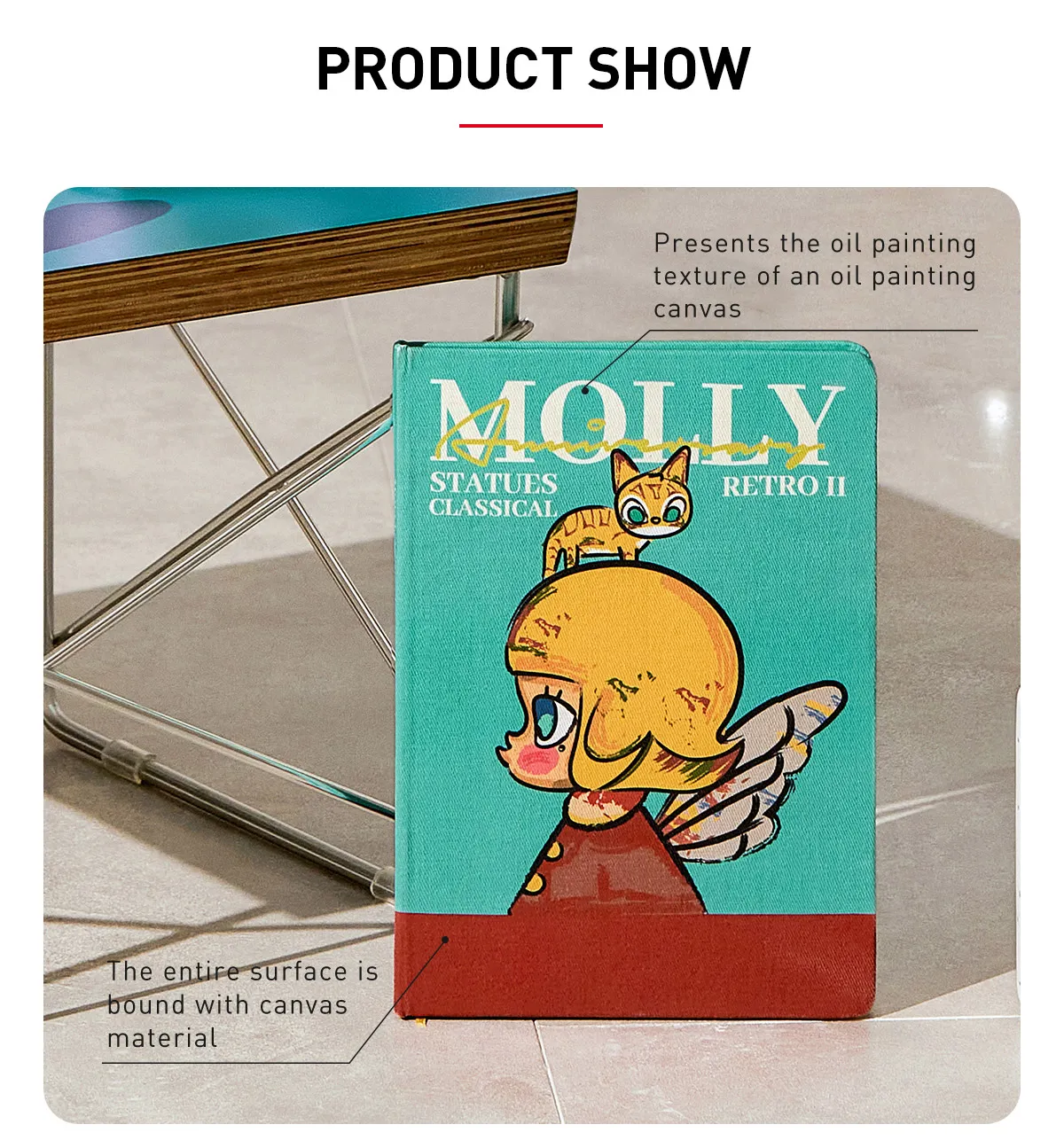 MOLLY Anniversary Statues Classical Retro 2 Series-Notebook - POP MART ...