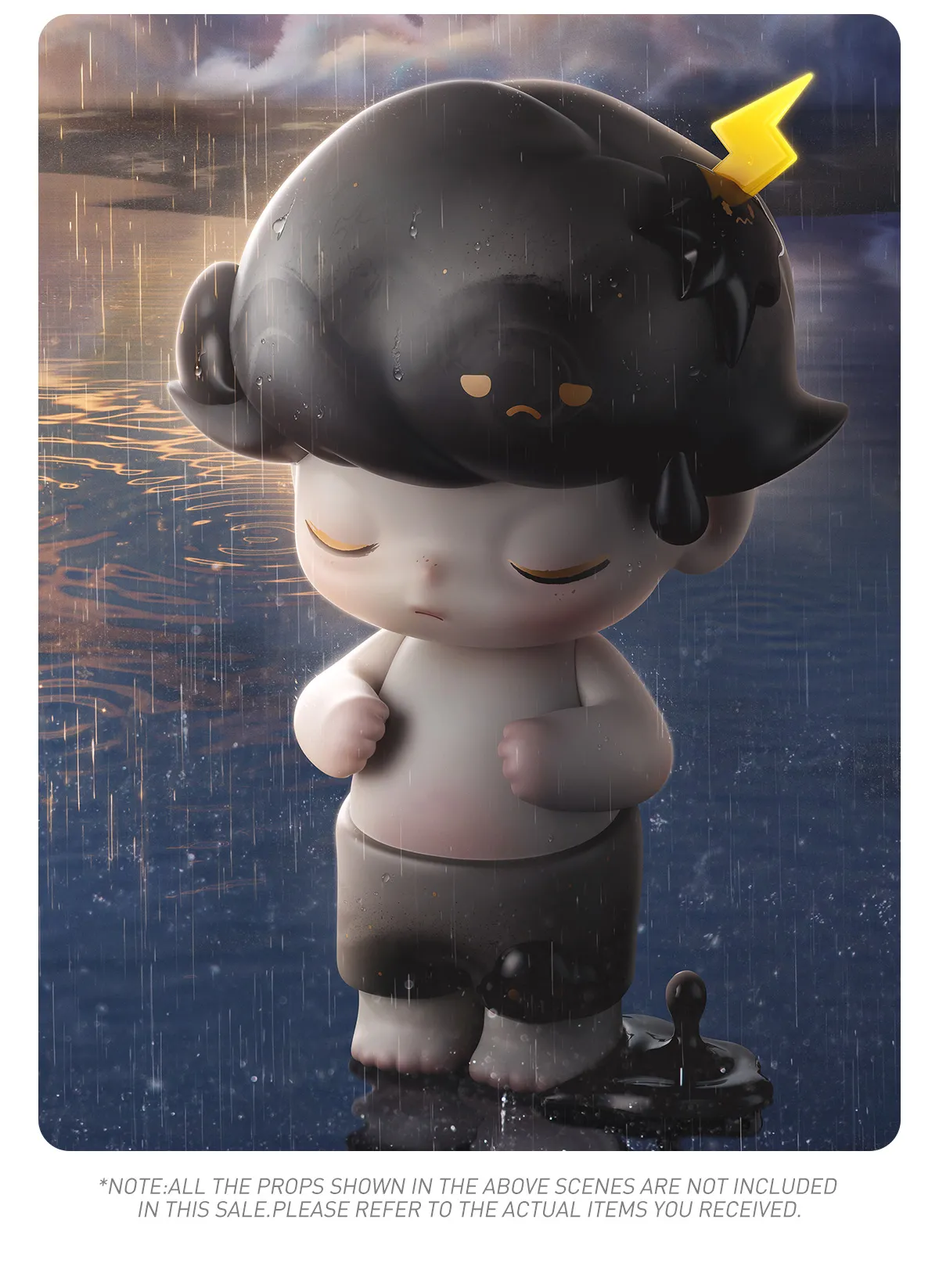 MEGA JUST DIMOO 1000% A Thunder Shower - POP MART (South Korea)