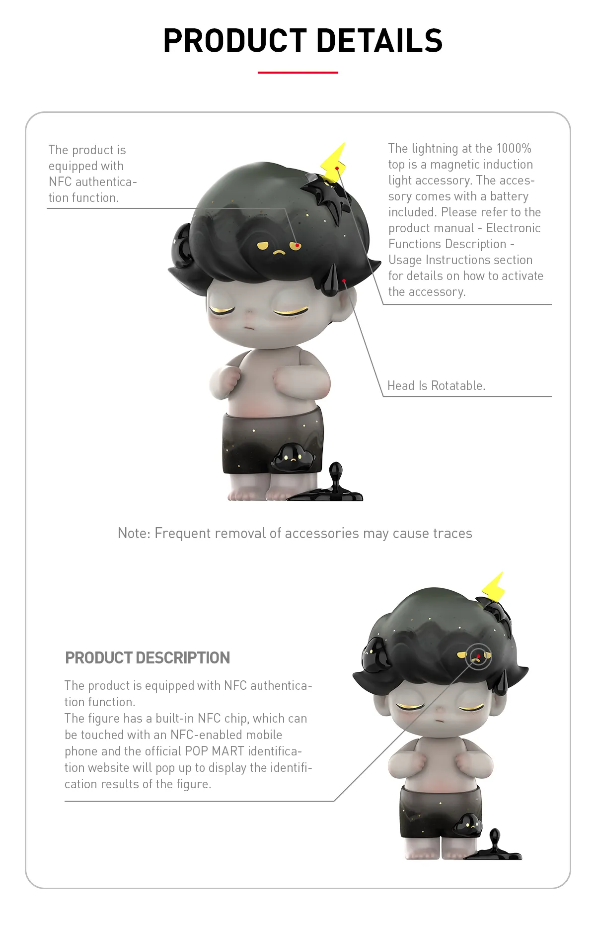 MEGA JUST DIMOO 1000% A Thunder Shower - POP MART (South Korea)