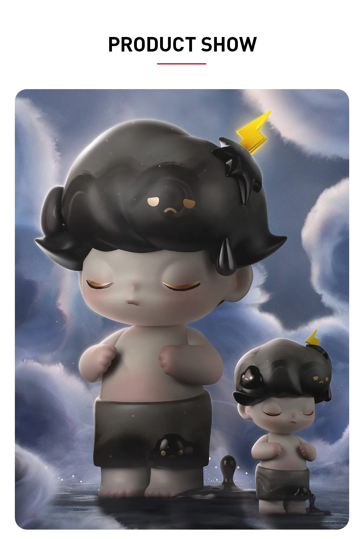 MEGA JUST DIMOO 1000% A Thunder Shower - POP MART (France)