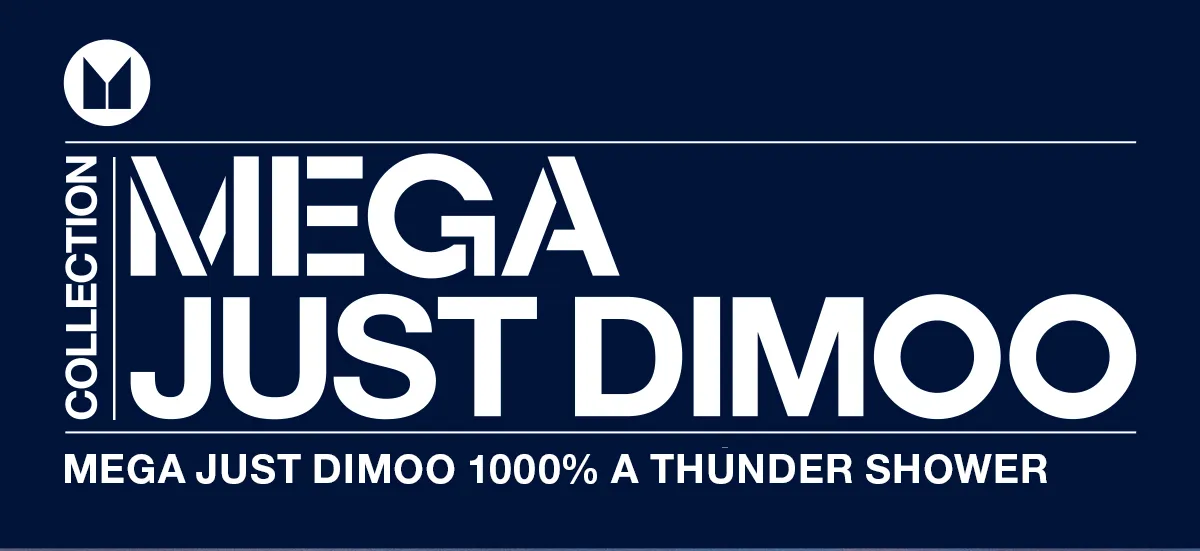 MEGA JUST DIMOO 1000% A Thunder Shower - POP MART (South Korea)