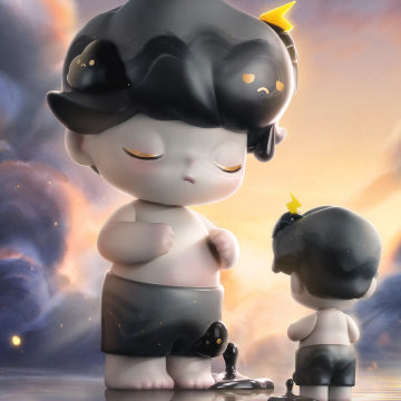 MEGA JUST DIMOO 400% A Thunder Shower - POP MART (Taiwan, China)