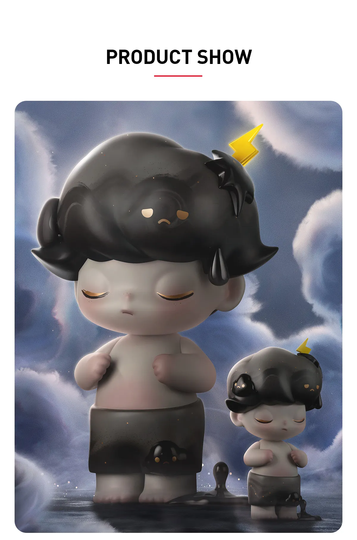 MEGA JUST DIMOO 400% A Thunder Shower - POP MART (Japan)