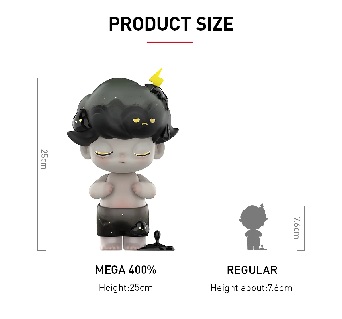 MEGA JUST DIMOO 400% A Thunder Shower - POP MART (France)