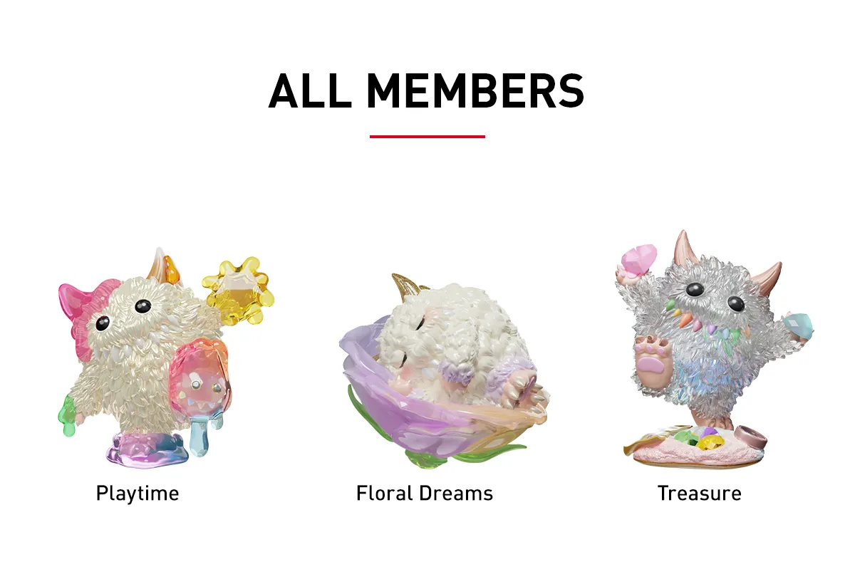 INSTINCTOY Monster Fluffy Fantasy Journey Series Figures - POP MART (Japan)