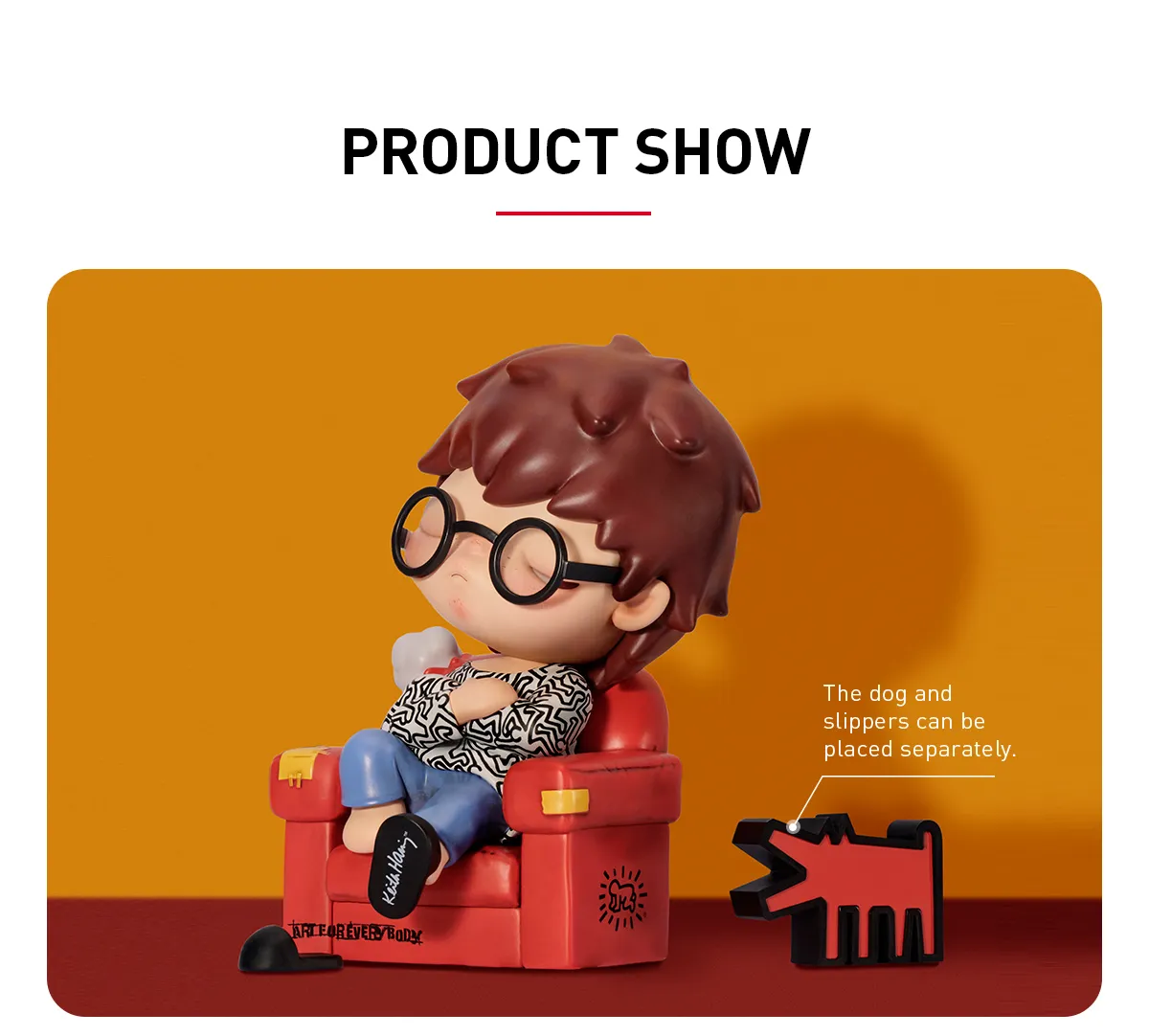 Hirono x Keith Haring Figurine - POP MART (Germany)