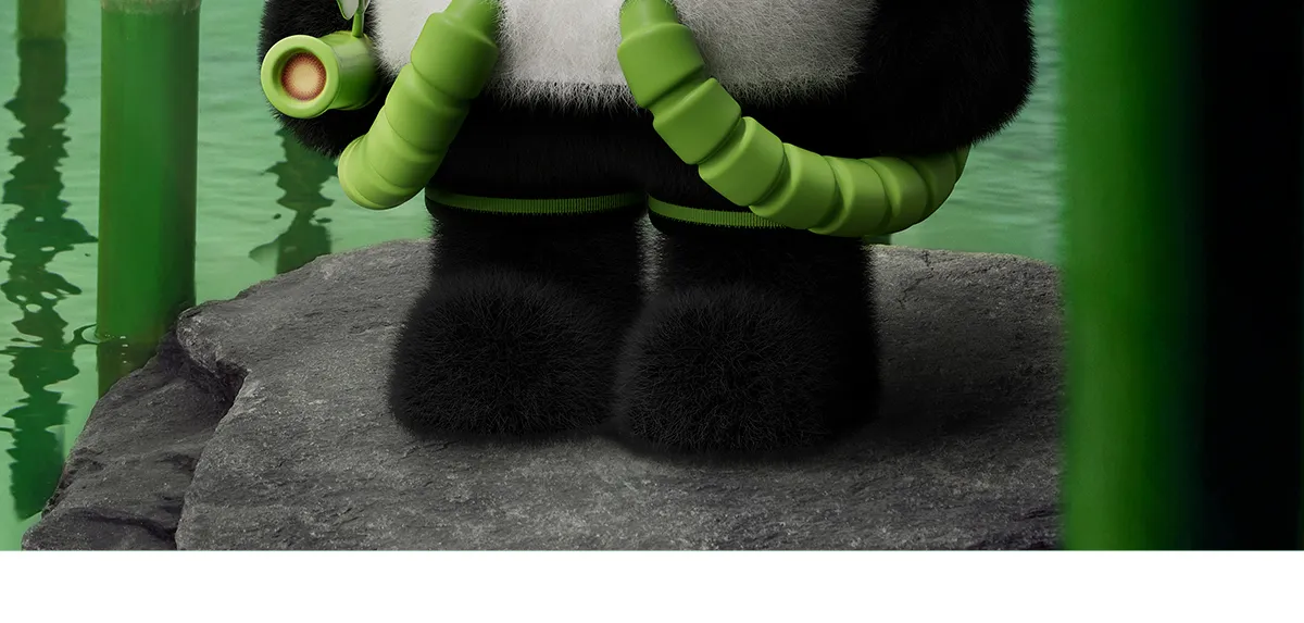 MEGA SPACE MOLLY 400% PANDA - POP MART (South Korea)