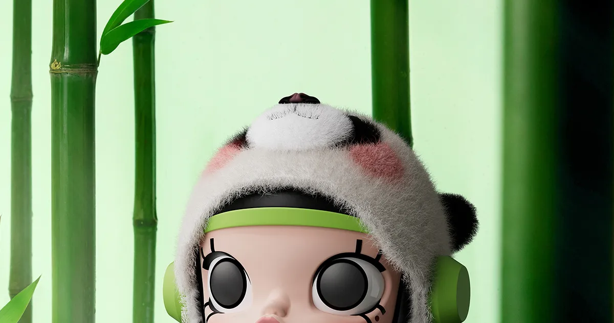 MEGA SPACE MOLLY 400% PANDA - POP MART (Sweden)