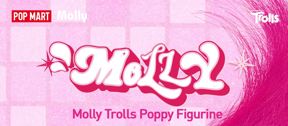 Molly Trolls Poppy Figurine - POP MART (France)