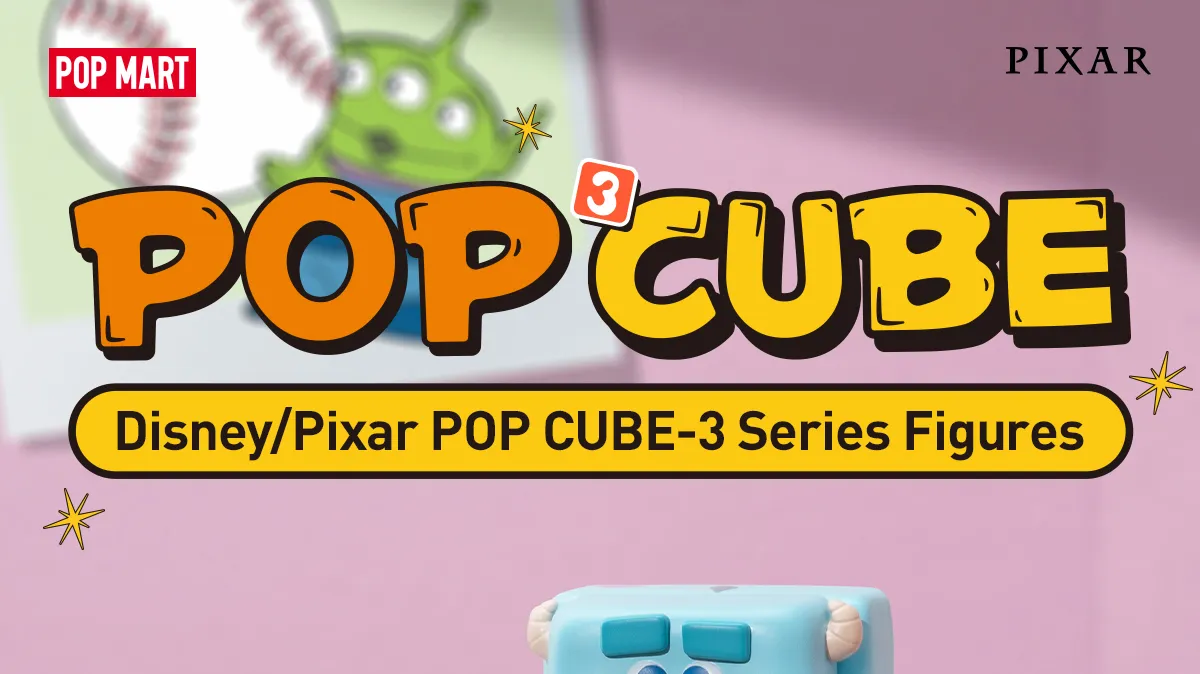 Disney/Pixar POP CUBE-3 Series Figures - POP MART (South Korea)