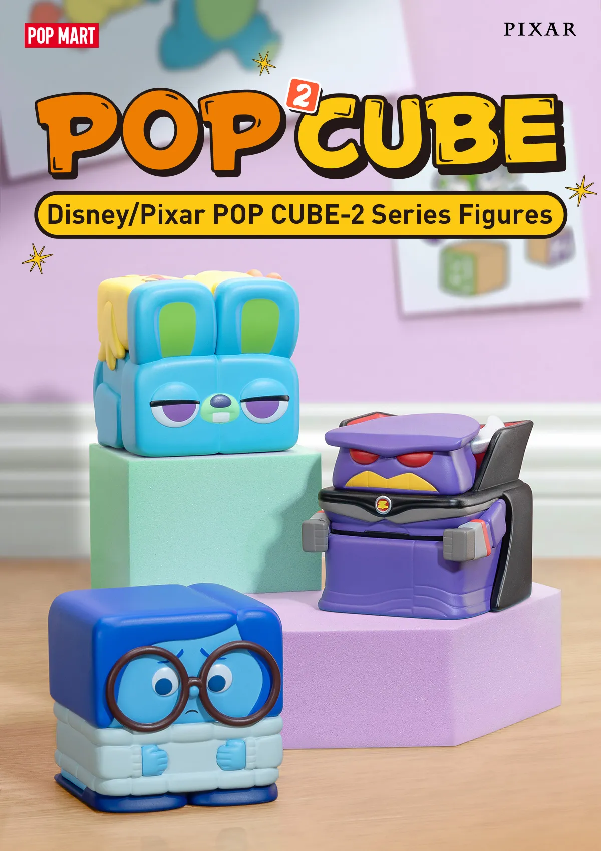 Disney/Pixar POP CUBE-2 Series Figures - POP MART (Ireland)