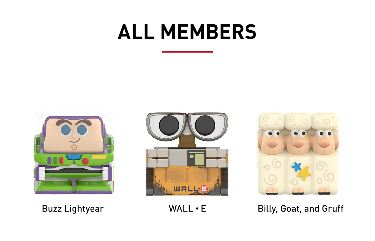 Disney/Pixar POP CUBE-1 Series Figures - POP MART (Australia)