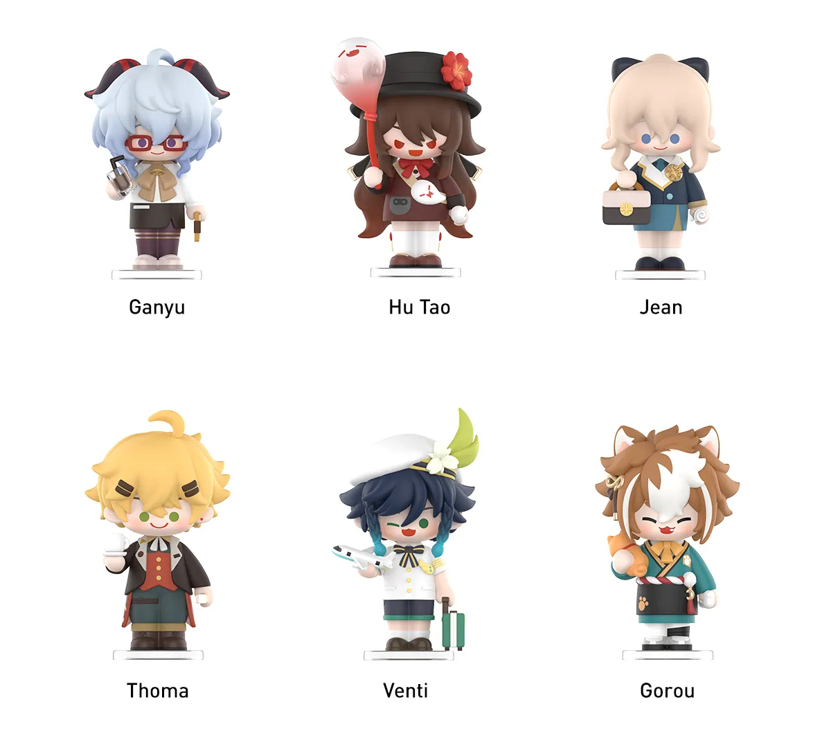 Genshin Impact Dress-Up Dreams Themed Chibi Series Figures - POP MART ...