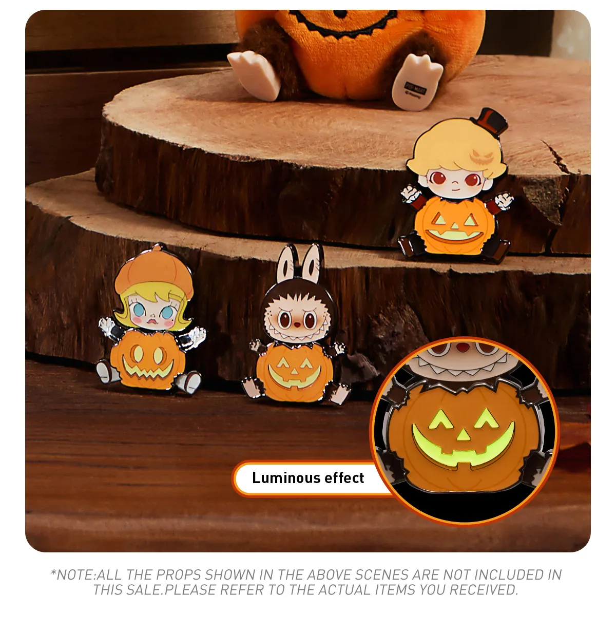 Happy Halloween Party Series- LABUBU Pumpkin Fridge Magnet Badge - POP ...