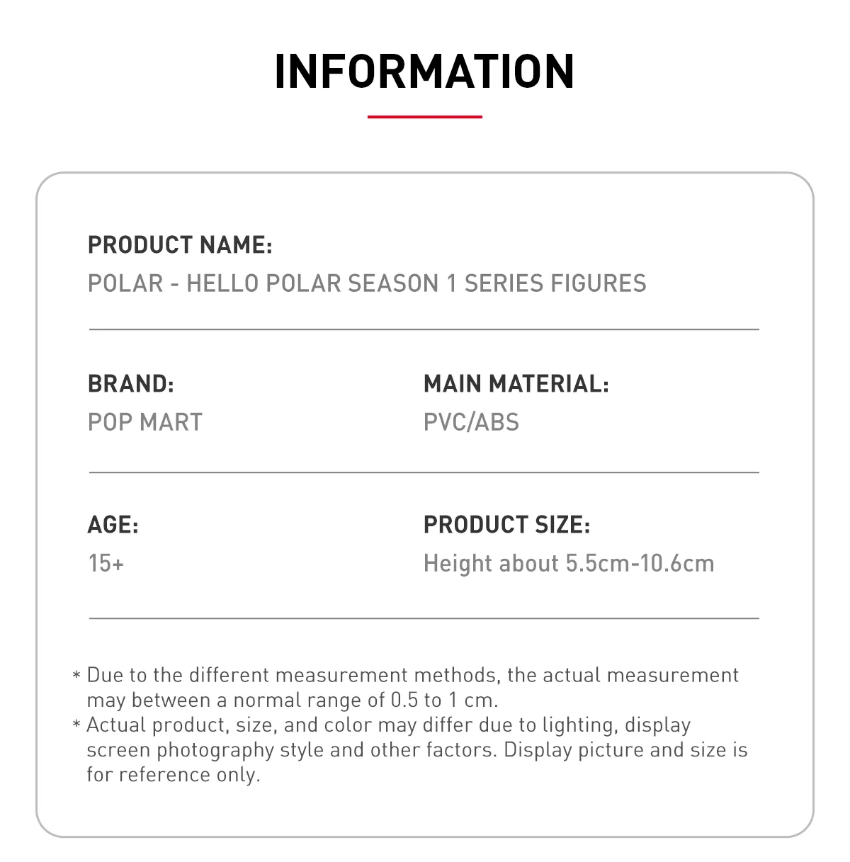 POLAR - HELLO POLAR Season 1 Series Figures - POP MART (South Korea)