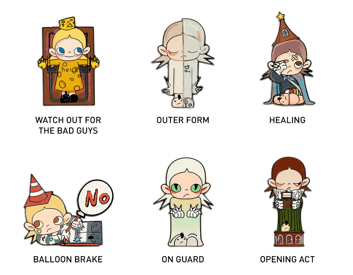 Zsiga We All Are Kids Series-Fridge Magnet Badge Blind Box - POP MART ...