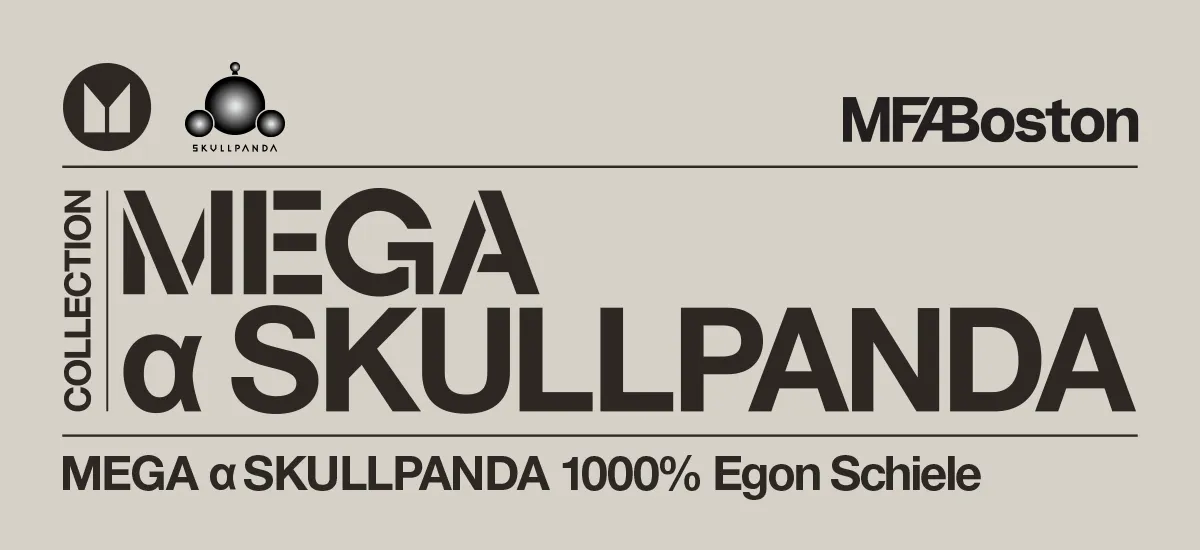 MEGA α SKULLPANDA 1000% Egon Schiele - POP MART (South Korea)