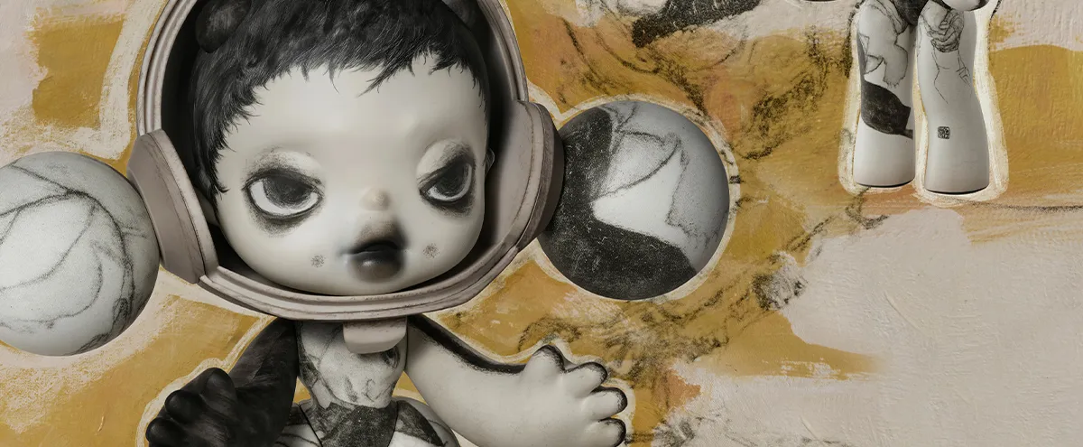 MEGA α SKULLPANDA 400% Egon Schiele - POP MART (Philippines)