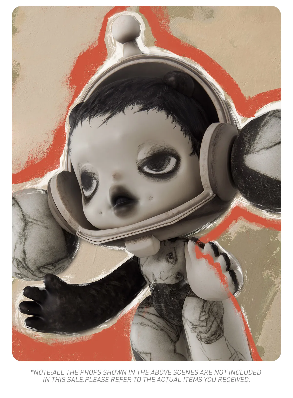 MEGA α SKULLPANDA 400% Egon Schiele - POP MART (Czech Republic)